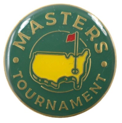 2023 Augusta National Masters Tournament GREEN Flat Ball Marker Mark | eBay