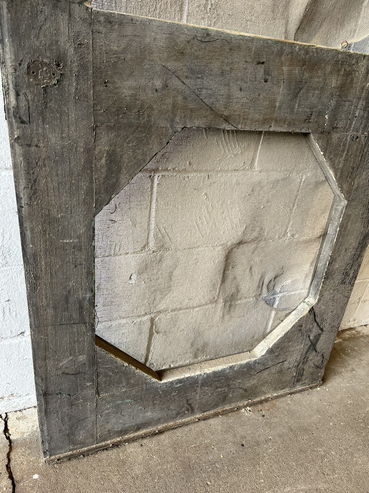 1800's Antique SCREEN DOOR Original VICTORIAN Style Octagon Design ...