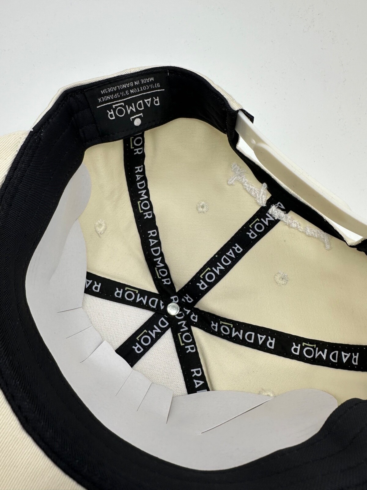 Radmor Golf Logo Beige Adjustable Snapback Hat Cap One Size | eBay