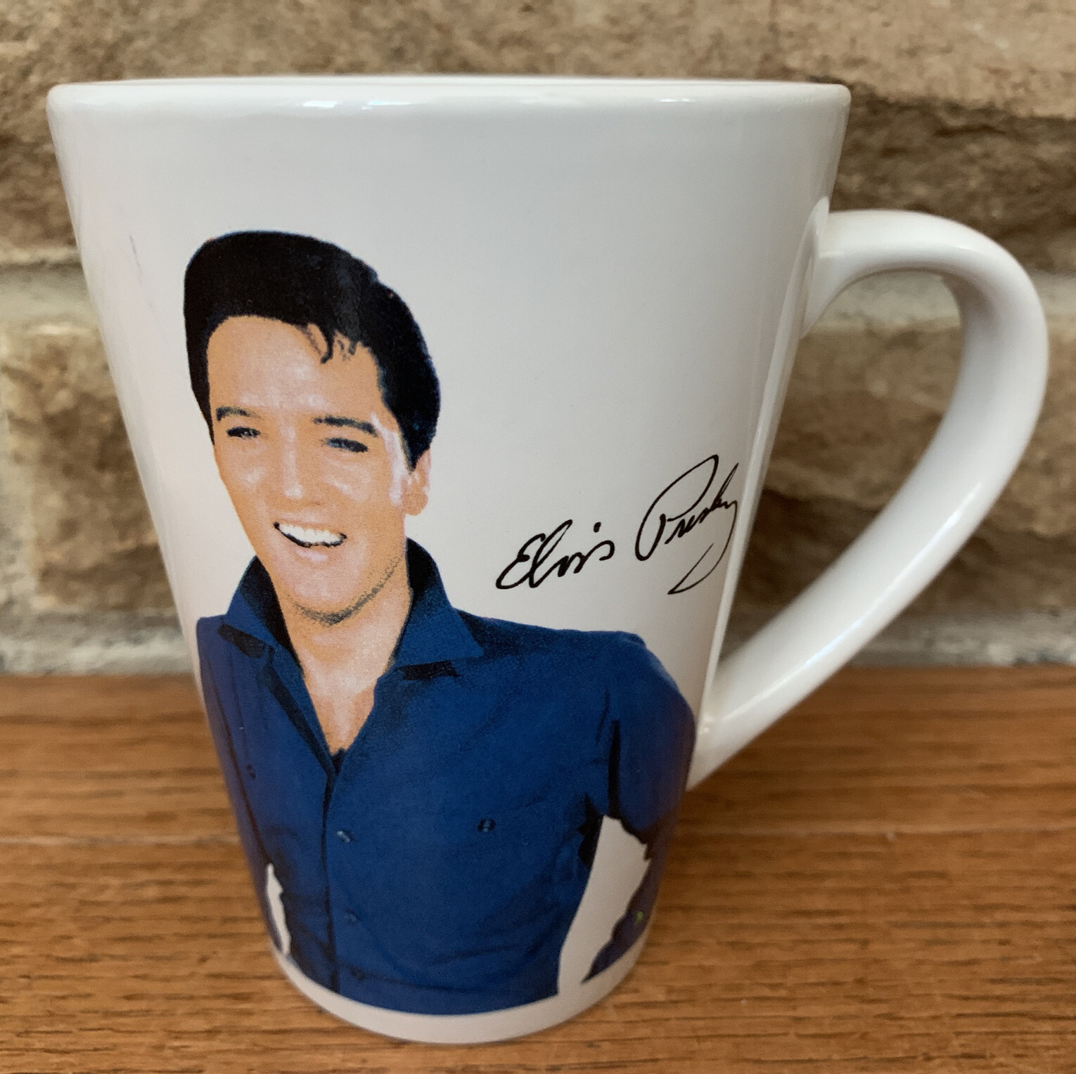 Elvis Presley Ceramic Coffee Mug Cup 2015 Graceland Souvenir | eBay