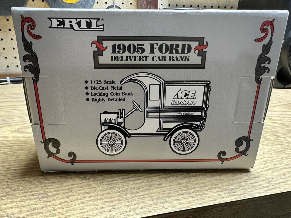 ertl ace hardware fifth edition 1905 ford delivery car bank | eBay