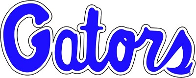 Florida Gators Script Logo 4" Decal | eBay