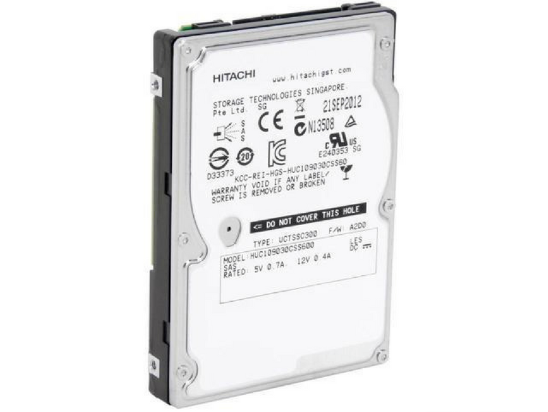 Hitachi HUC109030CSS600 0B26011 300GB 10K RPM 2.5" SAS Hard Drive ...