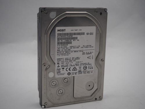 HGST 4TB 3.5" SAS Desktop HDD Hard Drive Tested, Wiped ...