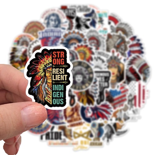 50pcs Totem Primitive Man Stickers for Laptop Motorcycle Car Helmet ...