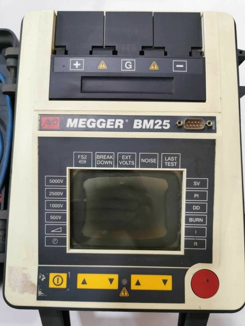 Megger BM25 5 KV Automated Insulation Resistance Tester Bm-25 for sale ...