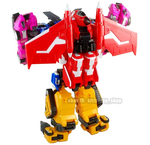 MiniForce X Ranger Vehicle Robot Car Bot 4 in 1 Combiner Model Figure ...