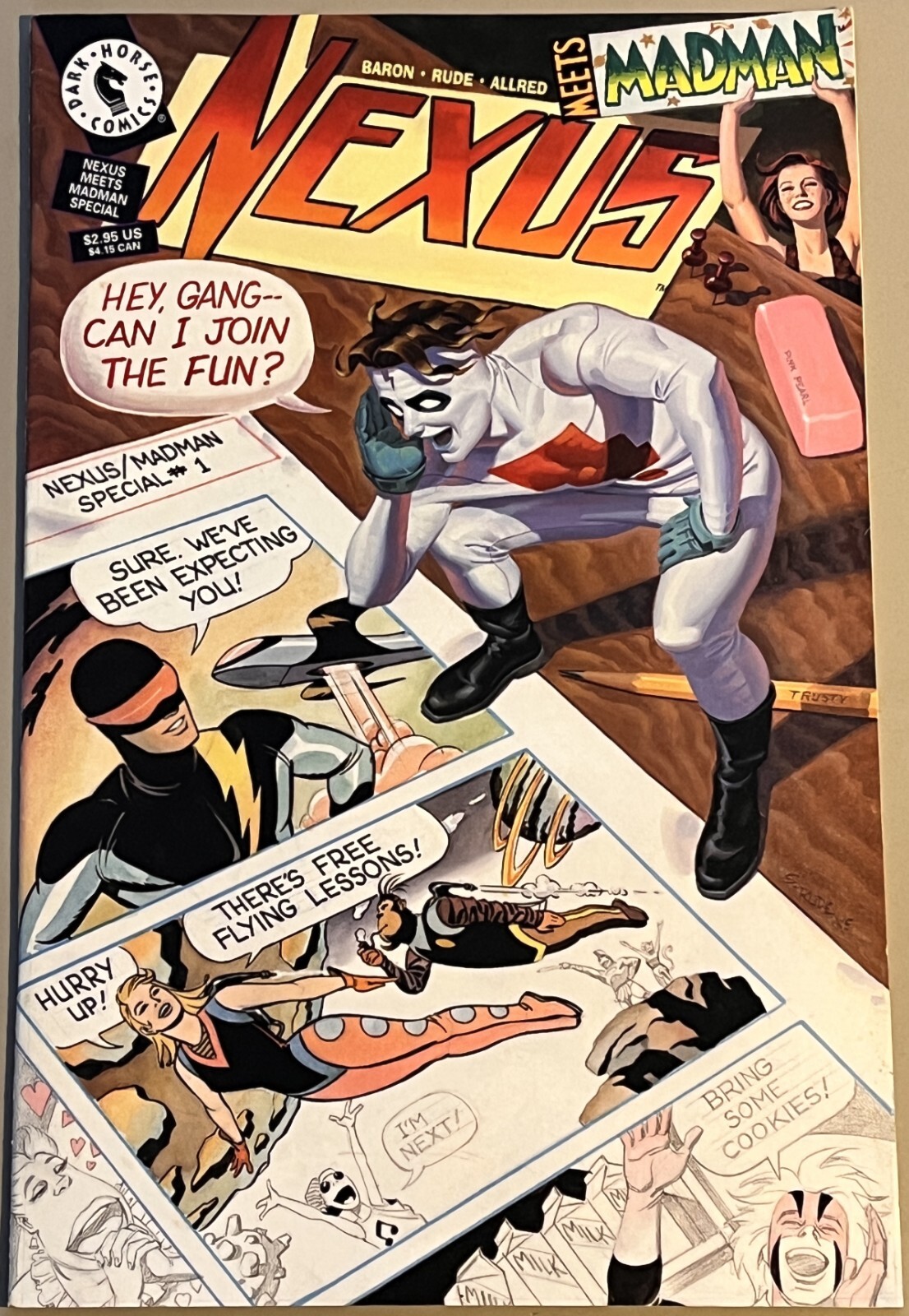 NEXUS MEETS MADMAN SPECIAL #1 Baron Rude Allred Dark Horse Bagged ...