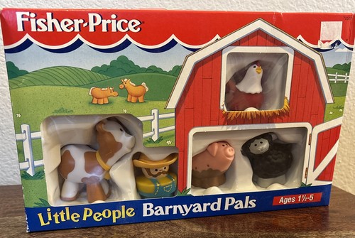 Fisher Price Little People Barnyard Pals 1995 - MIB!!! | eBay