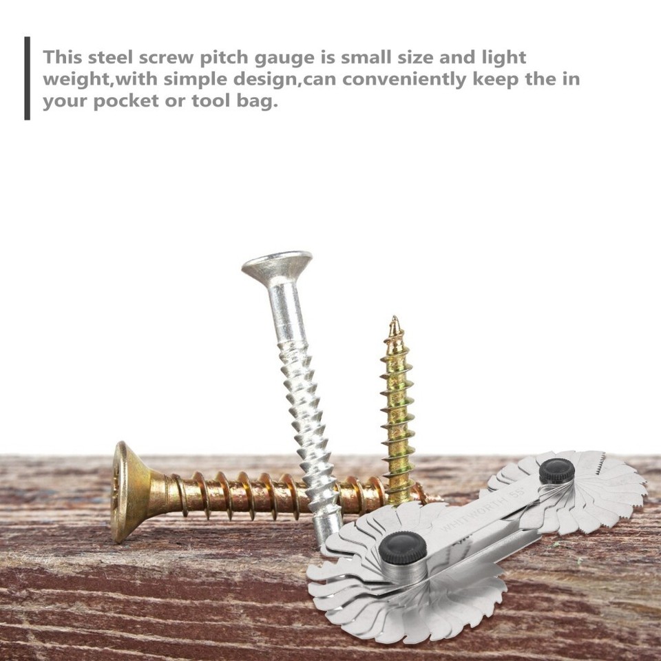 4pcs Thread Ring Gauge Pitch Grinding Gage Tool Thread Pitch Gauge Size ...