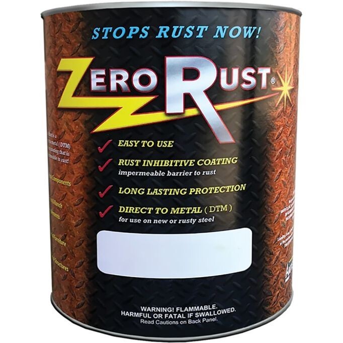 Zero Rust Inhibitive Coating Primer Gallon White AR-67GA-CA | eBay