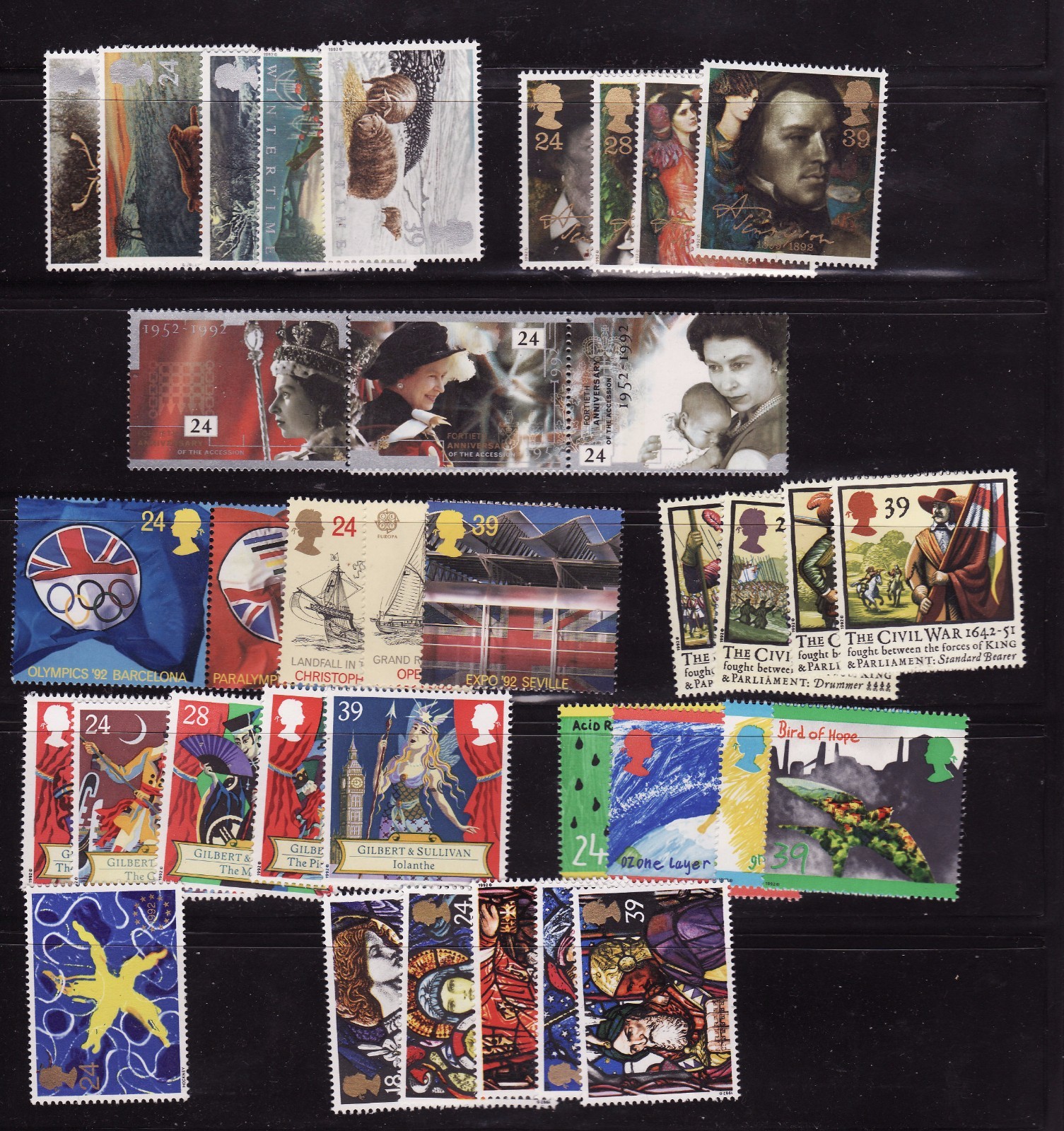 1990-1999 UNMOUNTED MINT COMMEMORATIVE STAMPS IN YEAR SETS | eBay UK