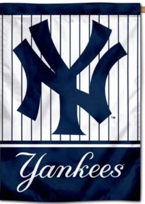 MLB New York Yankees Garden Flag Double Sided MLB Yankees Premium Yard ...