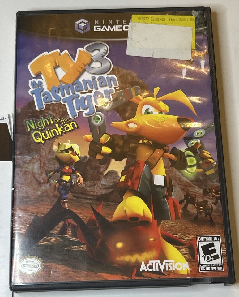 Ty the Tasmanian Tiger 3: Night of the Quinkan (Nintendo GameCube, 2005 ...