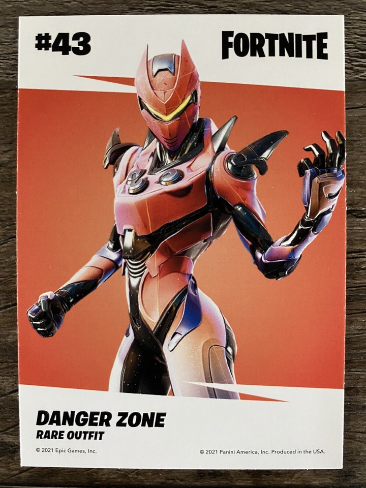 2021 Panini Fortnite - Danger Zone #43 - Series 3 - Holofoil - Rare ...