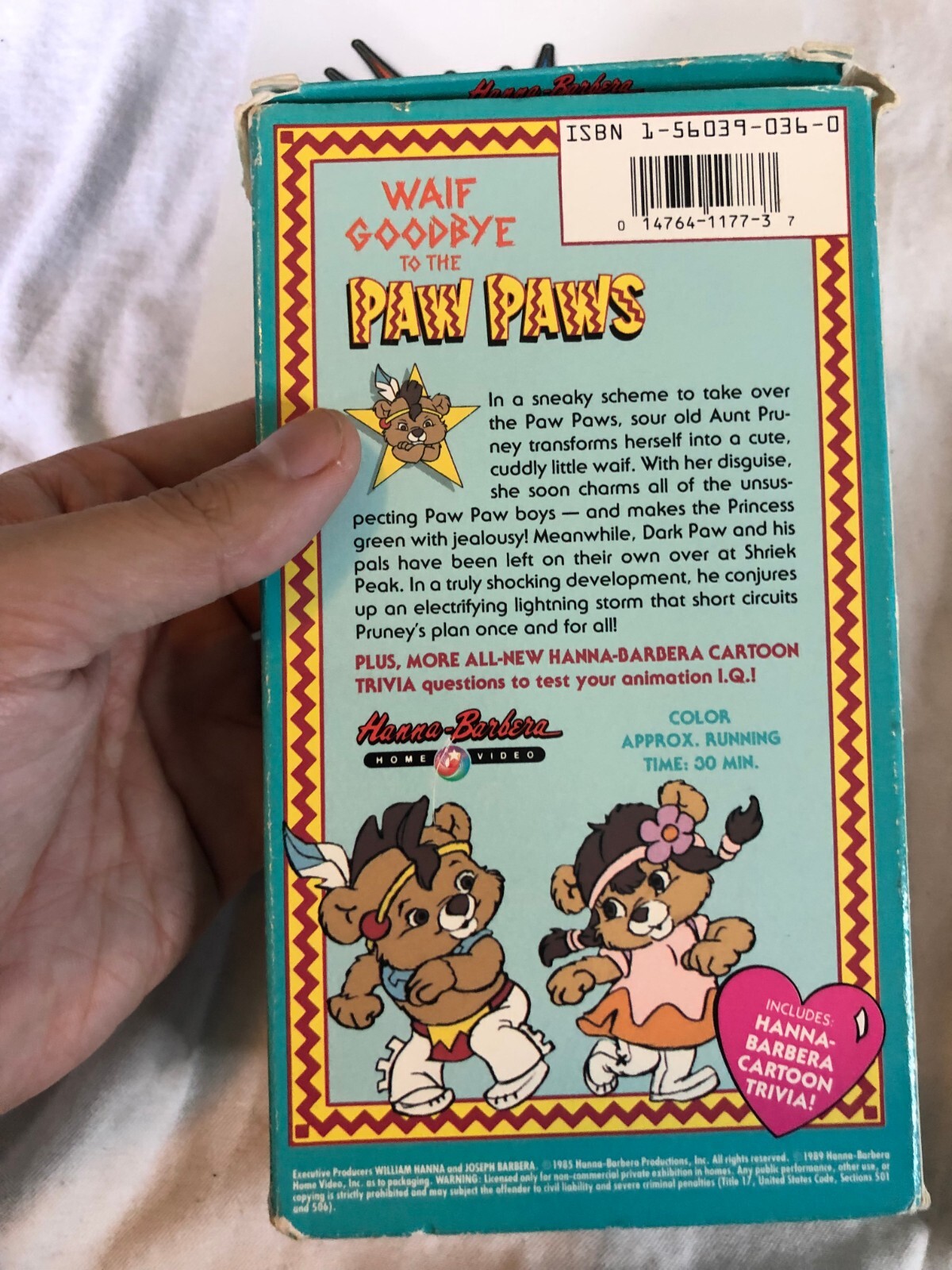 Waif Goobye to the Paw Paws - Hanna Barbera - Cassette Tape VHS | eBay