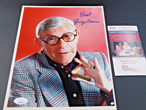 George Burns (D. 1996) Signed / Autographed 8x10 Vintage Photo JSA COA ...