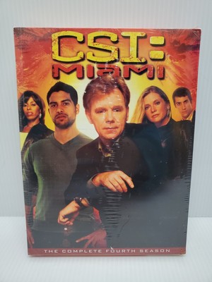 CSI Miami DVD Complete 4th Season - Horatio Caine, Eric Delko Factory ...