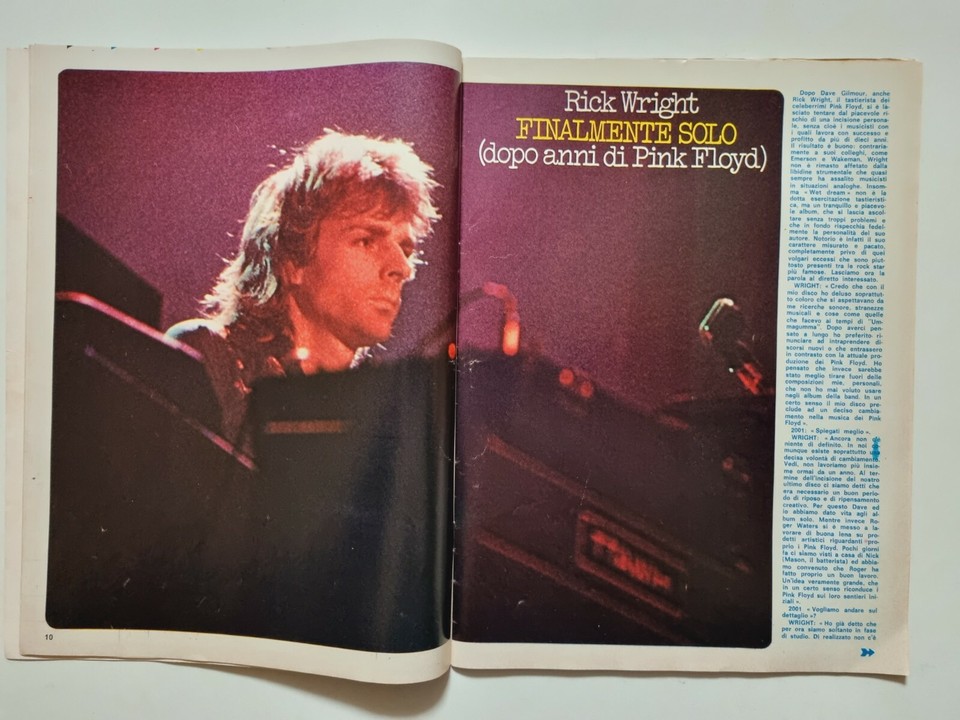 Hello 2001 51-1978 Pink Floyd-Rick Wright-Branduardi-Ivan Graziani-Ron ...