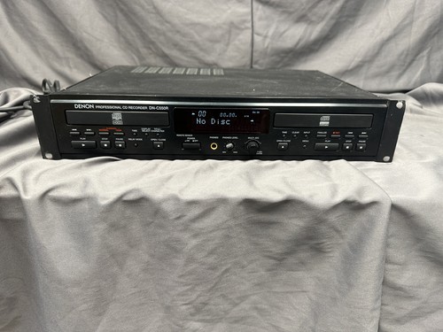 Denon DN-C550R Professional Dual Drawer CD Recorder Player w rackmount ...