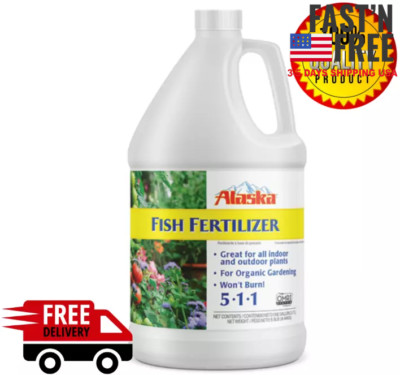 [HOT SALE] Alaska Fish Emulsion Plant Food, 5-1-1 Fertilizer, 1 gal ...