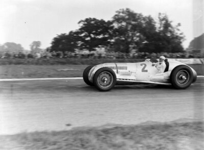 Hermann Lang, Mercedes-Benz W125 1937 Motor Racing Old Photo 2 | eBay ...