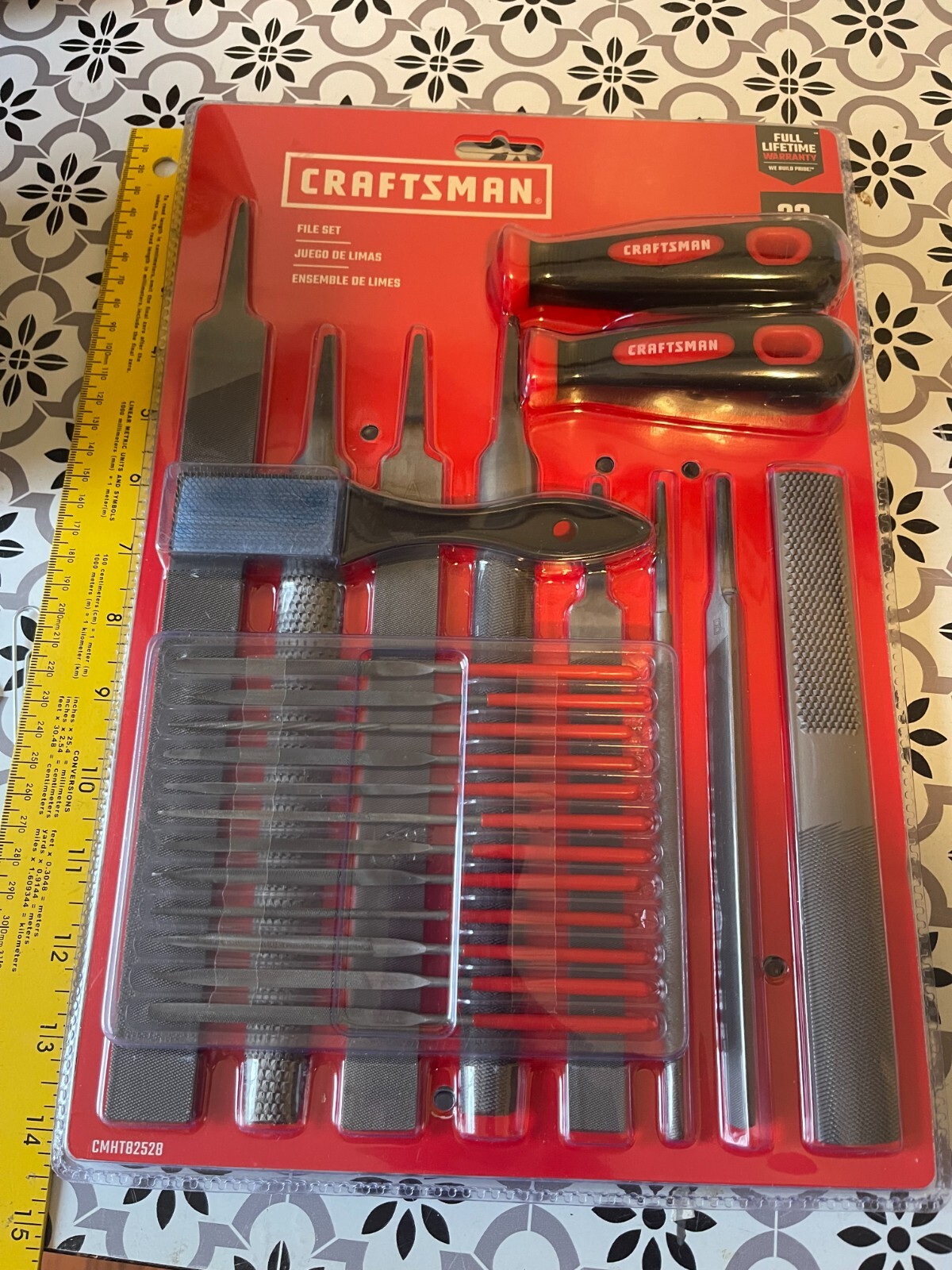 CRAFTSMAN File Set 23-Piece (CMHT82528) W/Handles and storage bag for ...