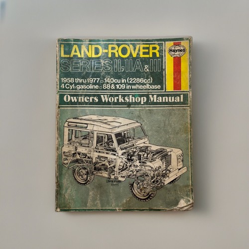 Land-Rover Series II, IIA, III 1958-1977 Service Repair Manual Wiring ...