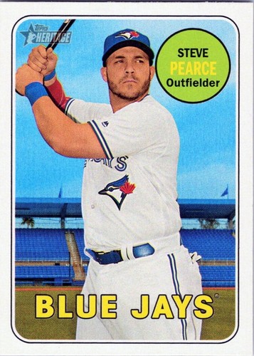 2018 Topps Heritage #222 Steve Pearce Toronto Blue Jays | eBay
