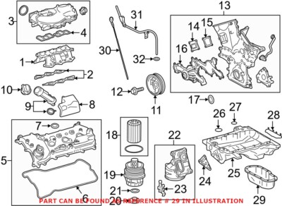 Genuine OEM Lower Engine Oil Pan for Toyota Tacoma 2016-2021 12102 ...