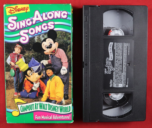 Disney Sing Along Songs Campout At Walt Disney World VHS | eBay