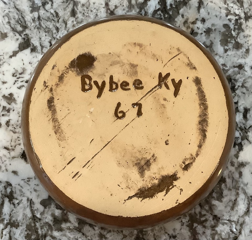 BYBEE POTTERY - 6” Serving Bowl - Vintage 1967 Made in Kentucky ...
