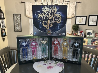 ThreeZero Mighty Morphin Power Rangers Core Rangers + Green Ranger 6 ...