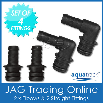 SET OF 4 - HOSE TAIL QUICK-CONNECT PLUG-IN FITTINGS for 12V Water ...
