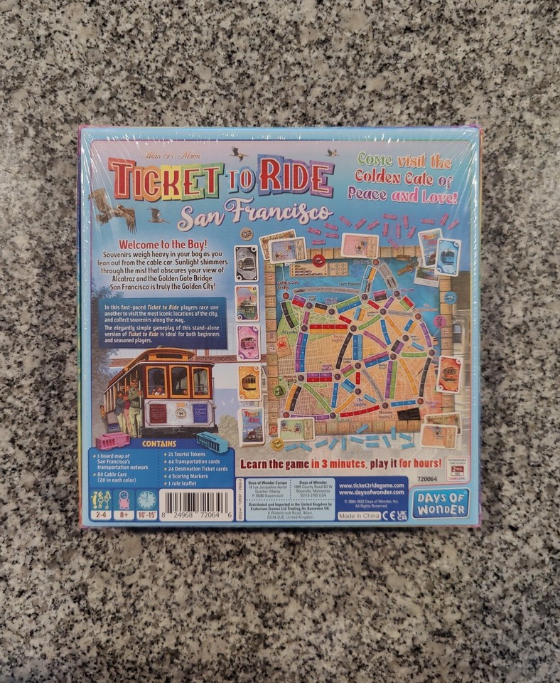 Ticket To Ride San Francisco | eBay