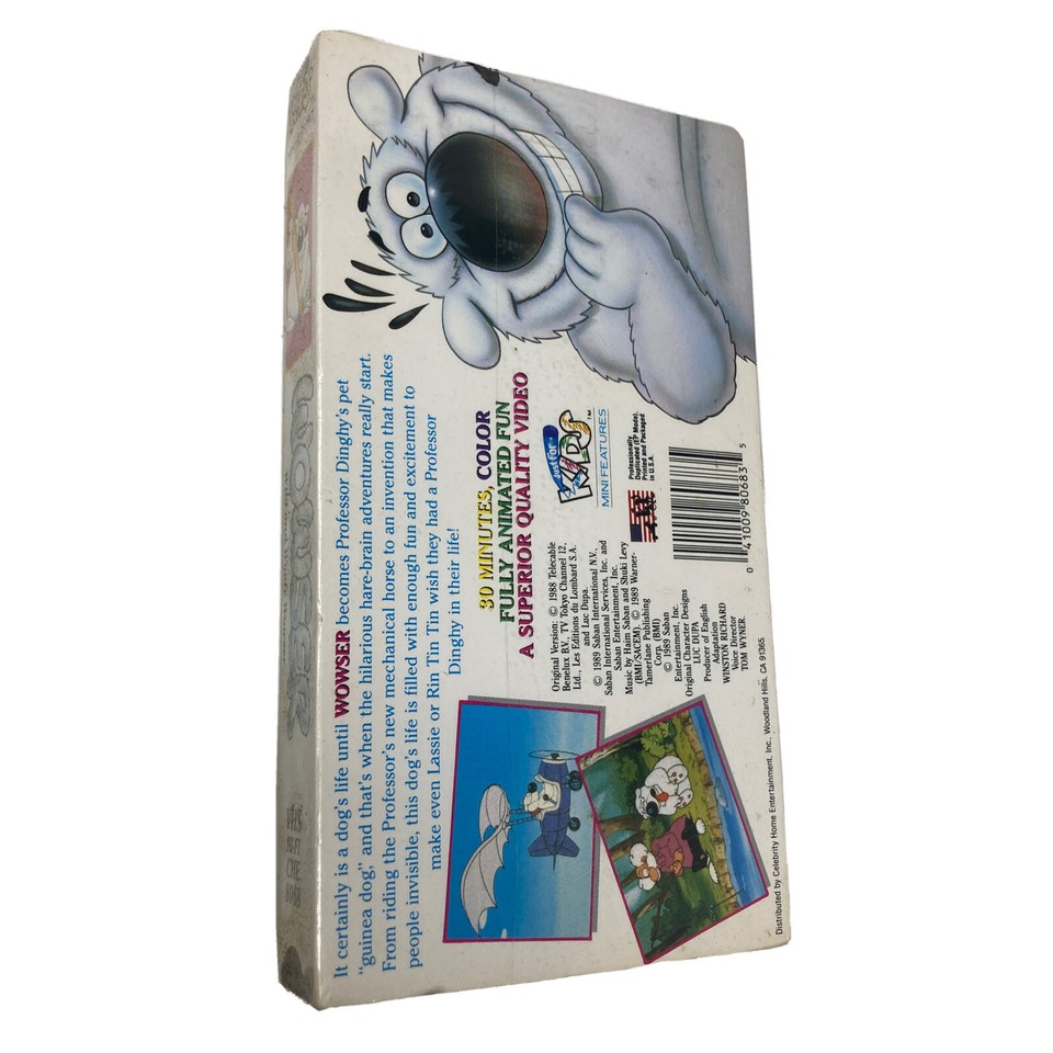 Wowser VHS VCR Video Wild And Wooly Animated Children Cartoon OOP Just ...