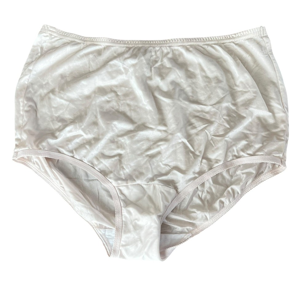 Vintage Vanity Fair Panties 6 M Double Nylon Sheer Second Skin Silky ...