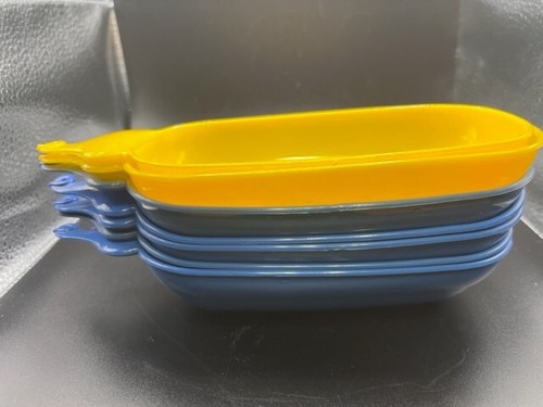 DAIRY QUEEN VINTAGE LOT OF SEVEN BANANA SPLIT BOATS FIVE BLUE TWO ...