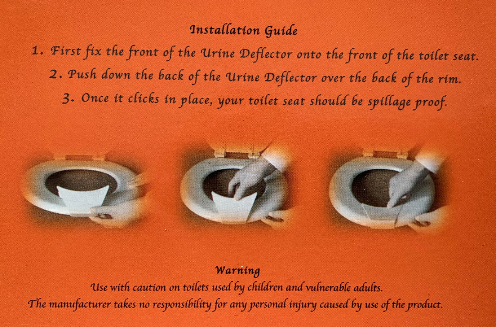 UStop Pee Stopper - Urine Deflector - Pee Guard - Stop Wee Spills | eBay