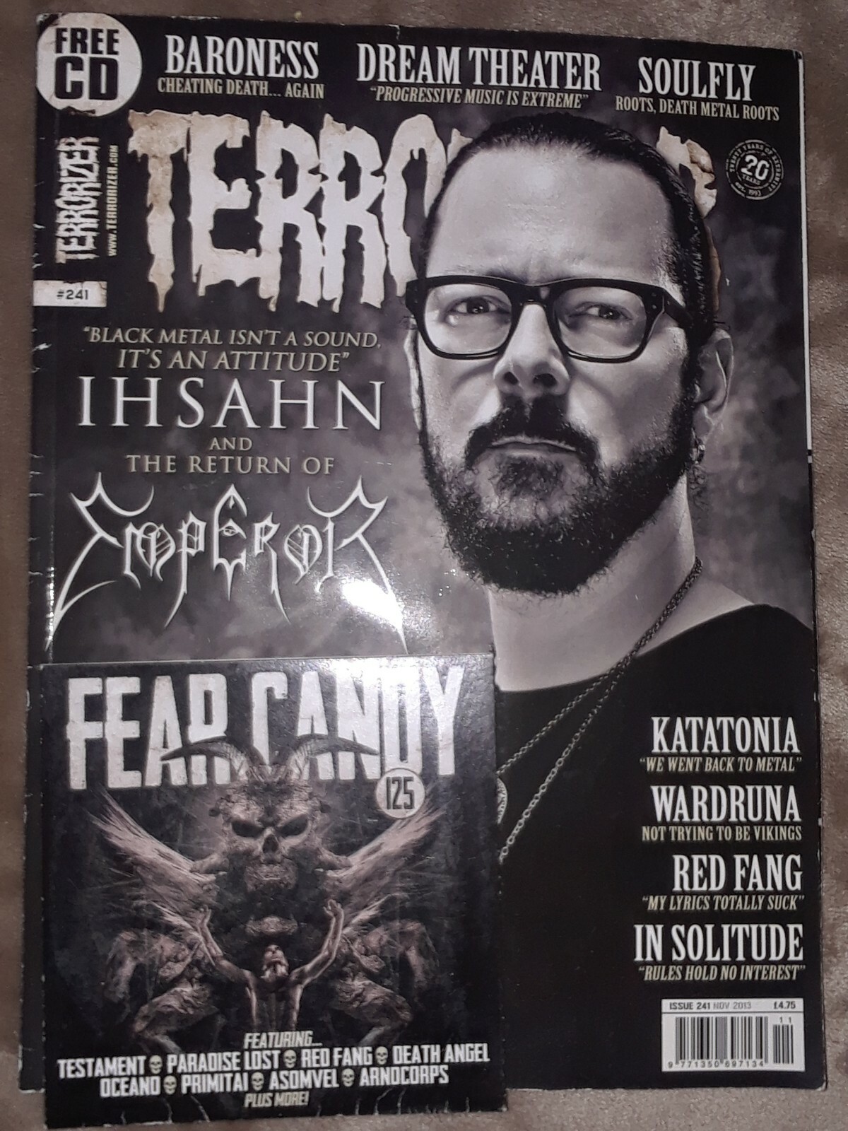 2013 NOVEMBER TERRORIZER MAGAZINE ISSUE NO. 241 - IHSAHN COVER - MUSIC - RC 310 | eBay