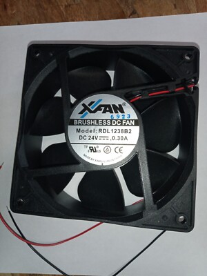 Xfan Cooling Fan Model RDL1238B2 24V Brushless DC Fan 120mm X 120MM X ...