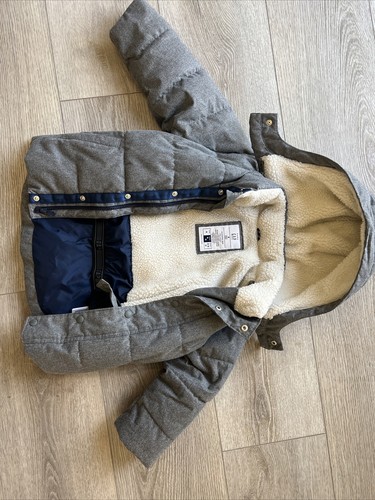 Baby Gap ColdControl Max Winter Puffer Jacket Size 4 primaloft Grey | eBay