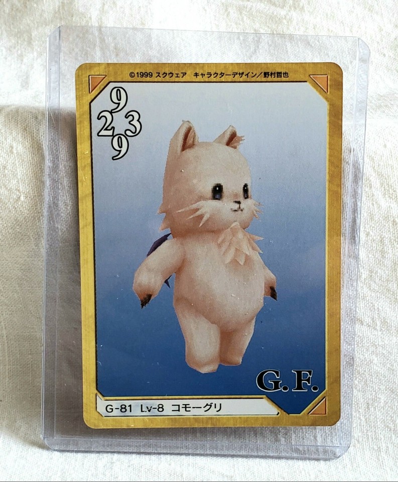Triple Triad G-81 Lv-8 Mini Mog Card Final Fantasy FF8 FFVIII ONE Of ...