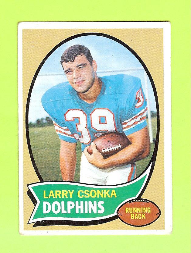 1970 70 TOPPS LARRY CSONKA CARD #162 - MIAMI DOLPHINS | eBay