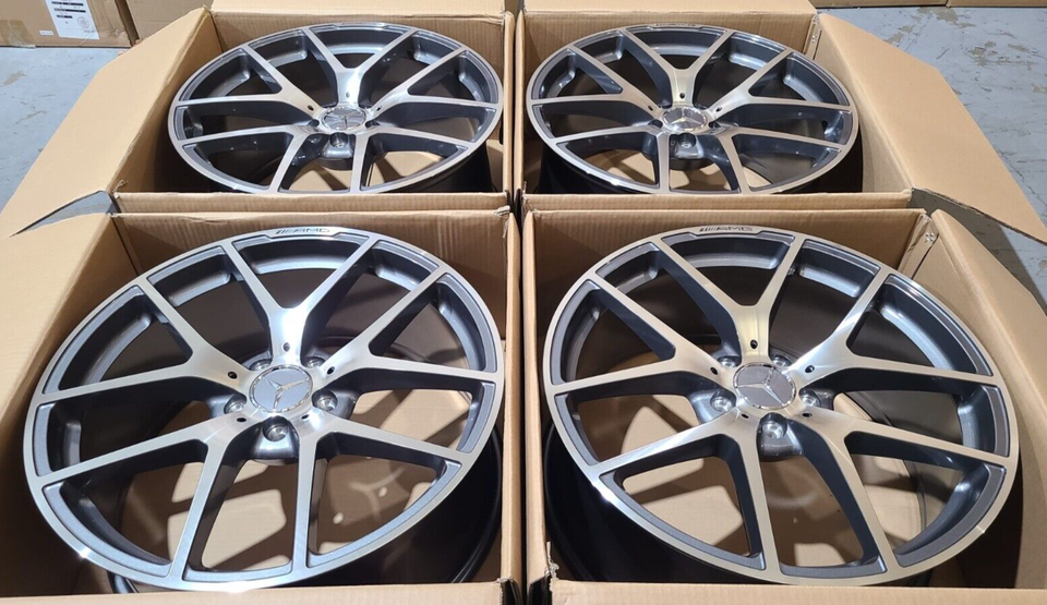 20" AMG OEM Wheels Rims Mercedes C350 350 E550 E63 S500 S580 S580 S63 ...