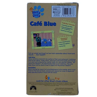 Blues Clues - Cafe Blue (VHS, 2001) | Grelly USA