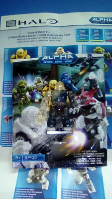 Halo Mega Bloks Alpha Serie 1 Alleanza Brute Stalker Ultra Raro Destro ...