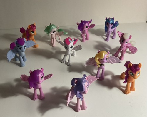 My Little Pony Lot of 11 New Generation Movable Parts, Size 3 to 3 1/2 ...