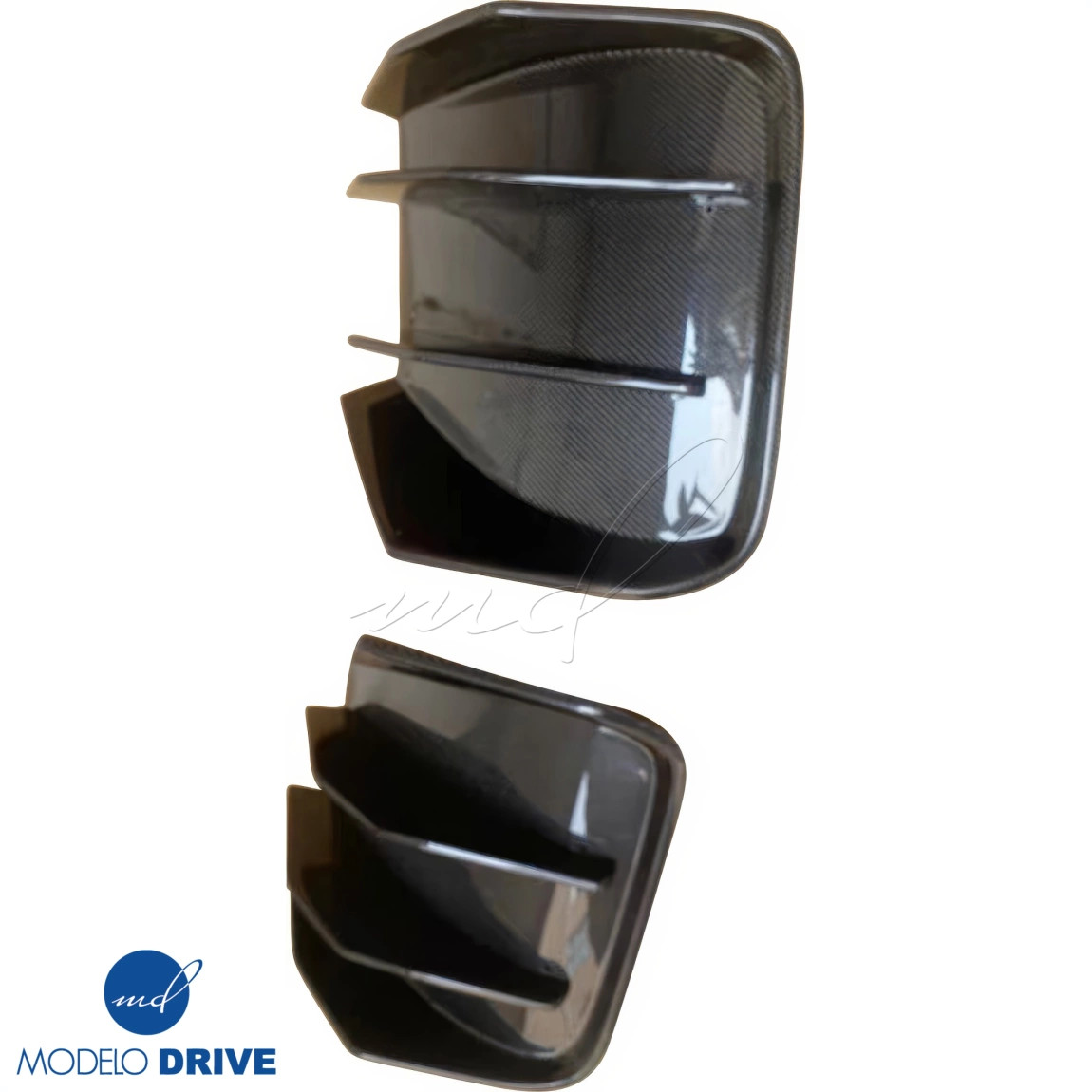 ModeloDrive Carbon Fiber Dual Diffusers 2pc (C7) for Corvette Chevrolet ...