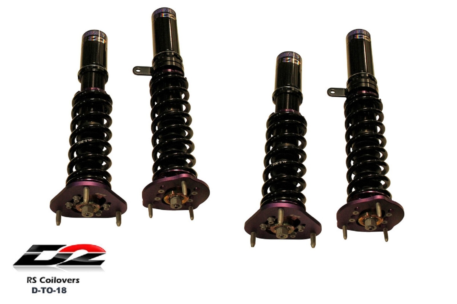 D2 Racing RS Coilovers 36-step Adjustable Shocks 89-93 Celica Turbo AWD ...